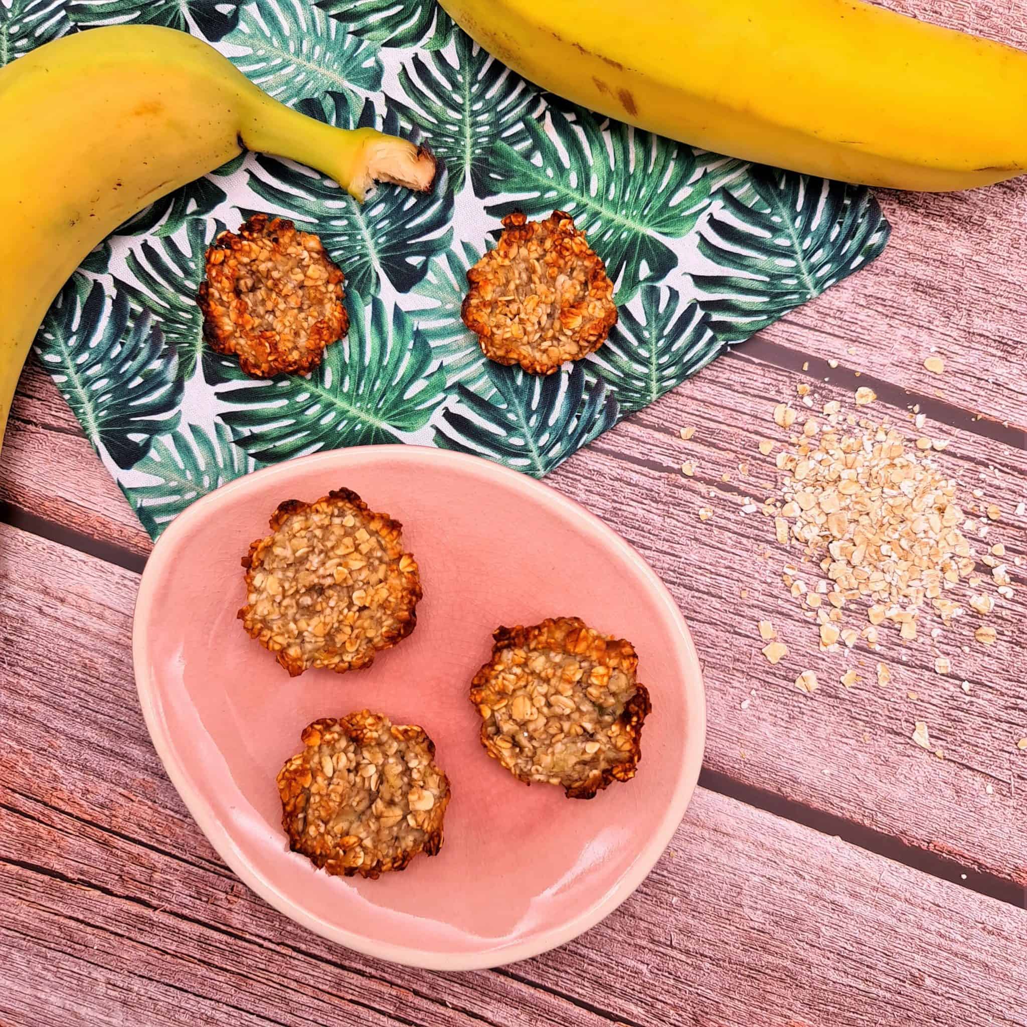 Biscuits banane avoine - DME Bébé