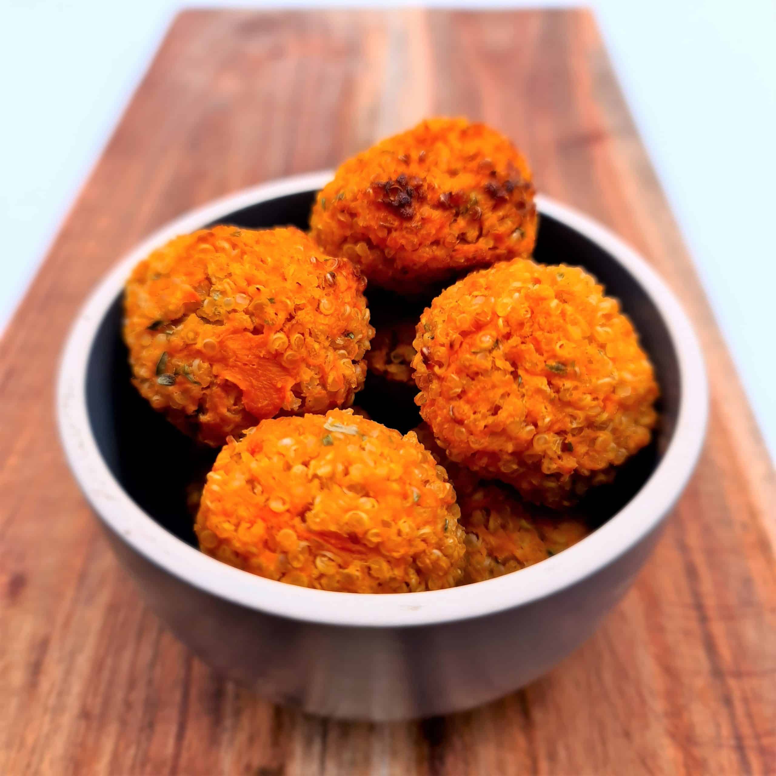 Boulettes de patate douce et carotte - DME Bébé