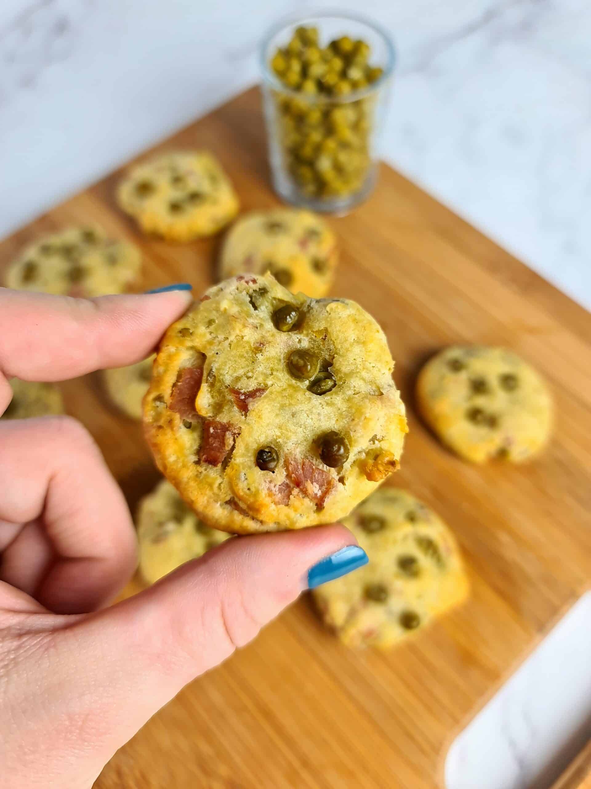 Petit pea and ham cookies - BLW Baby