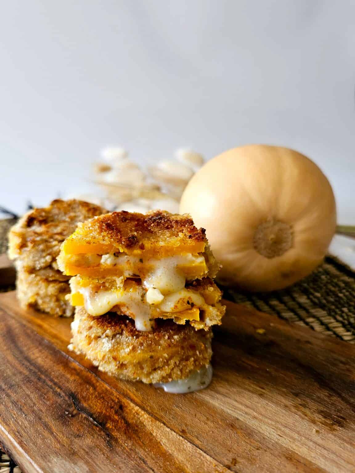 Panés butternuts et fromage de chèvre - DME Bébé