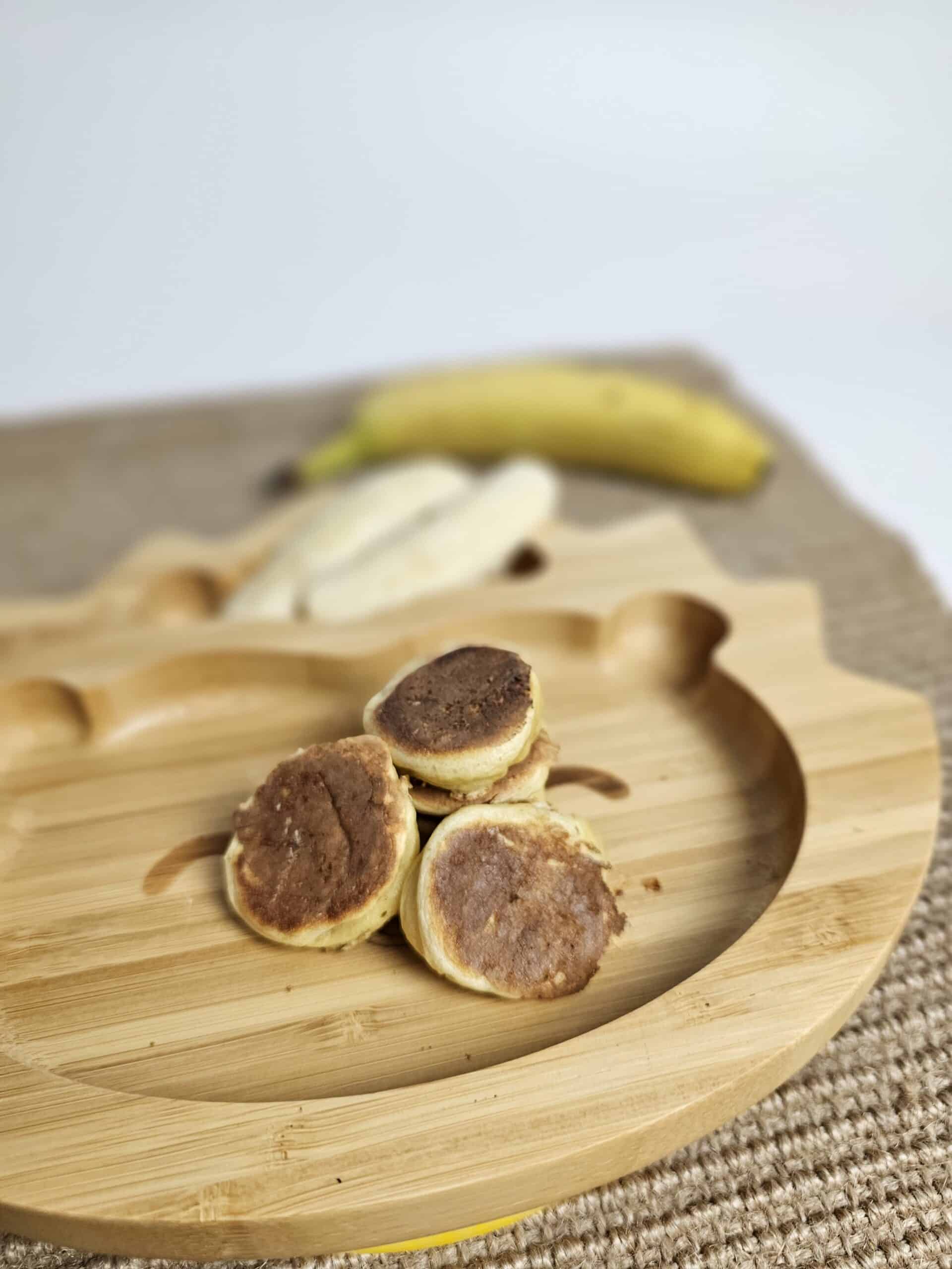 Mini Pancakes banane - DME Bébé